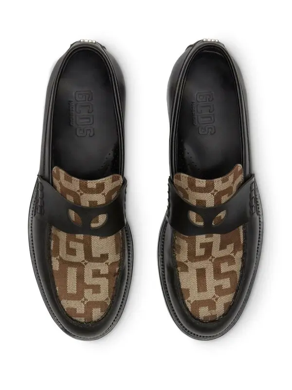 Gcds Wirdo Monogram-print Loafers
