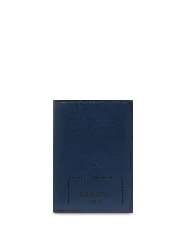 LANCEL Logo-embossed Tri-fold Wallet - Blue