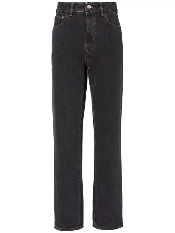 Gcds Rhinestone-embellished Straight Leg Jeans