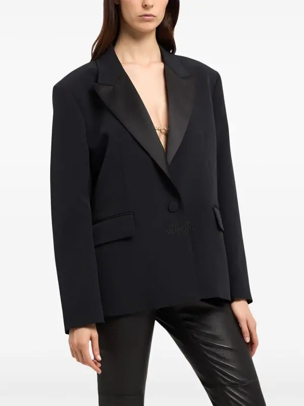 Gcds V-neck Blazer - Black