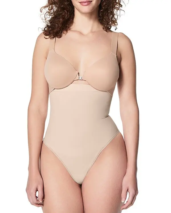 Spanx High Waisted Thong - Oat