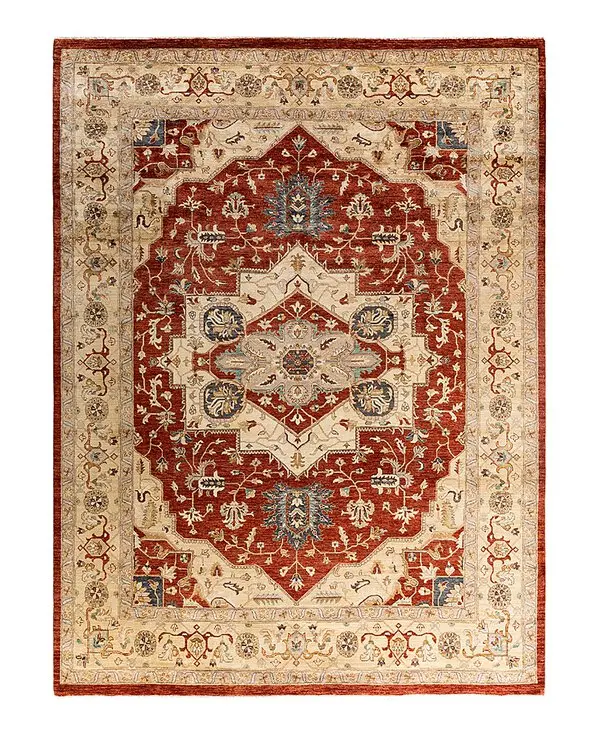Bloomingdale'S Indo Oushak M5487 Area Rug, 9'1 X 12'3 - Red