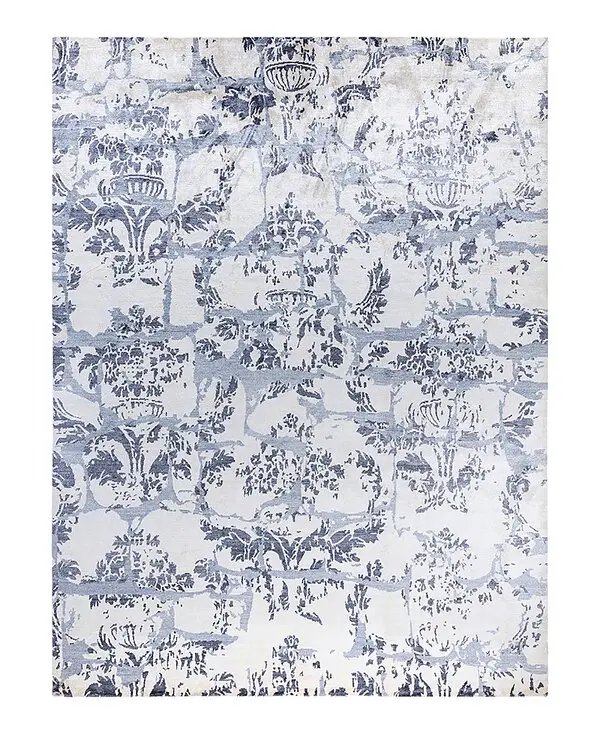 Bloomingdale'S Indo Modern M6879 Area Rug, 9'2 X 12'2 - Ivory