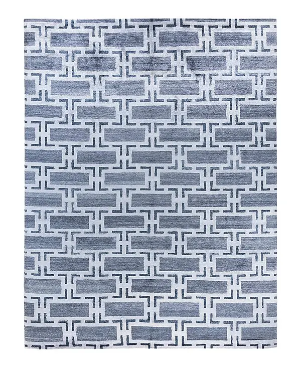Bloomingdale'S Indo Modern M6512 Area Rug, 9' X 11'10 - Ivory