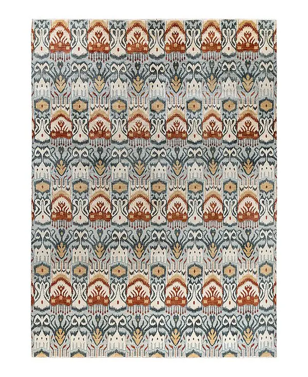 Bloomingdale'S Indo Ikat M5999 Area Rug, 9'1 X 12'3 - Gray
