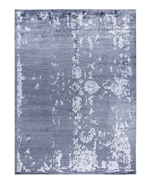 Bloomingdale'S Indo Modern M6851 Area Rug, 9'2 X 12'3 - Gray
