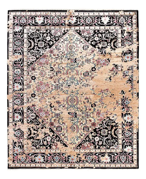Bloomingdale'S Indo Ikat M7134 Area Rug, 8'3 X 10'1 - Brown
