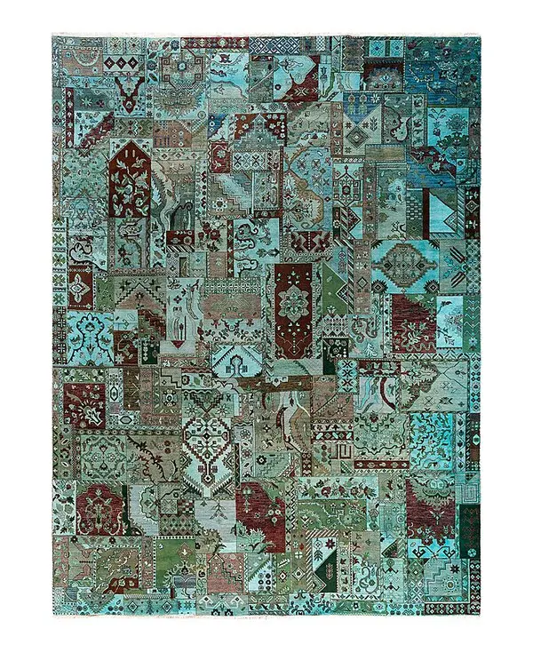 Bloomingdale'S Indo Ikat M6013 Area Rug, 8'10 X 11'10 - Brown