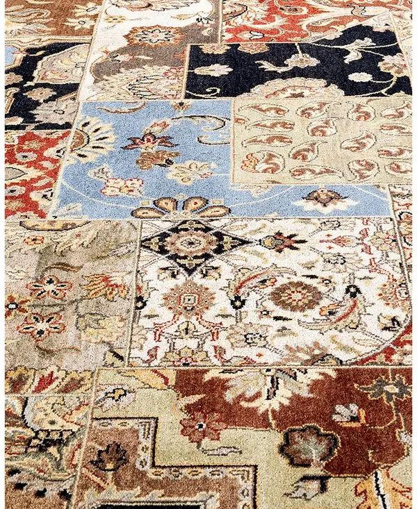 Bloomingdale'S Indo Patchwork M6061 Area Rug, 9'2 X 12'3