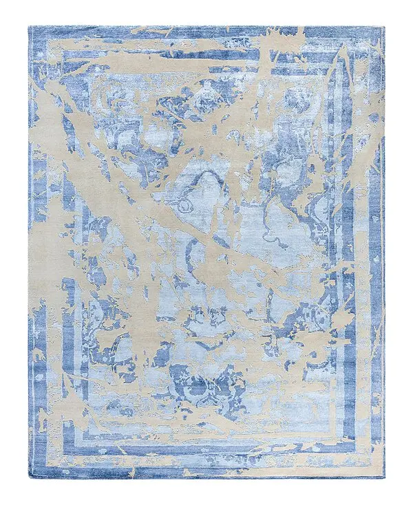 Bloomingdale'S Indo Modern M7142 Area Rug, 8'1 X 10'2 - Gray