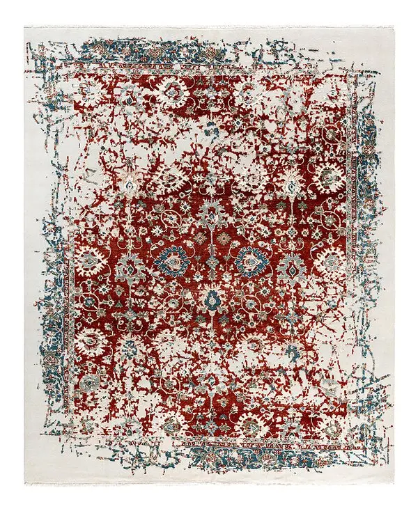 Bloomingdale'S Indo Ikat M7808 Area Rug, 8'3 X 10'2 - Ivory