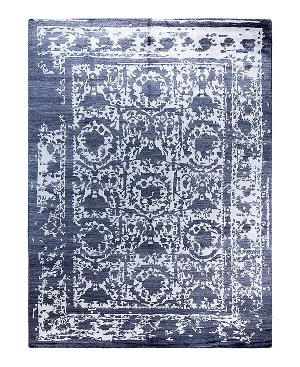 Bloomingdale'S Indo Modern M7978 Area Rug, 9'1 X 12 - Ivory