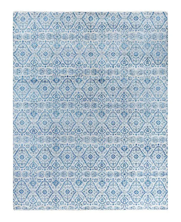 Bloomingdale'S Indo Ikat M6103 Area Rug, 8'1 X 10'2 - Gray