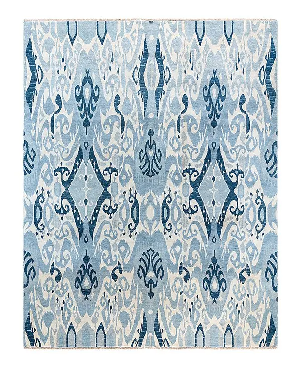 Bloomingdale'S Indo Ikat M6207 Area Rug, 8' X 10'4 - Ivory