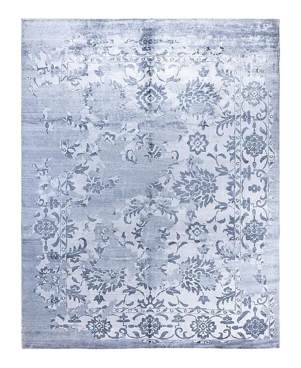 Bloomingdale'S Indo Modern M6649 Area Rug, 9'4 X 12'1 - Gray
