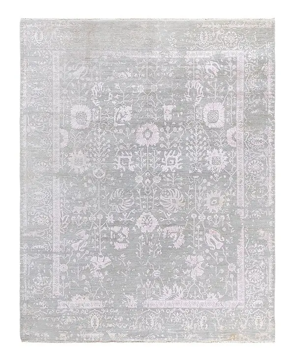 Bloomingdale'S Indo Ikat M7347 Area Rug, 8'1 X 10'4 - Gray