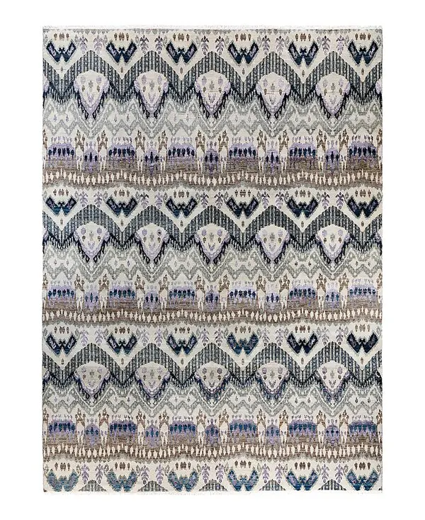 Bloomingdale'S Indo Ikat M6243 Area Rug, 9' X 12'1 - Beige