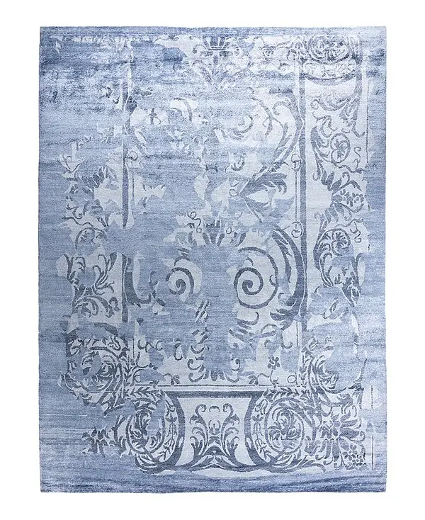 Bloomingdale'S Indo Modern M6612 Area Rug, 9'1 X 11'10 - Gray