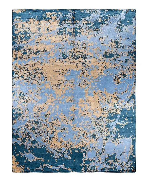 Bloomingdale'S Indo Modern M6977 Area Rug, 8'10 X 11'9 - Gold