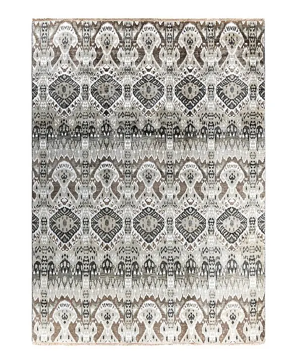 Bloomingdale'S Indo Ikat M6042 Area Rug, 8'10 X 12'1 - Brown
