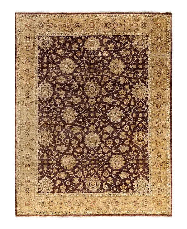 Bloomingdale'S Indo Oushak M5717 Area Rug, 9'1 X 11'10 - Brown