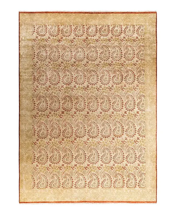 Bloomingdale'S Indo Ikat M6031 Area Rug, 9' X 12'3 - Rust