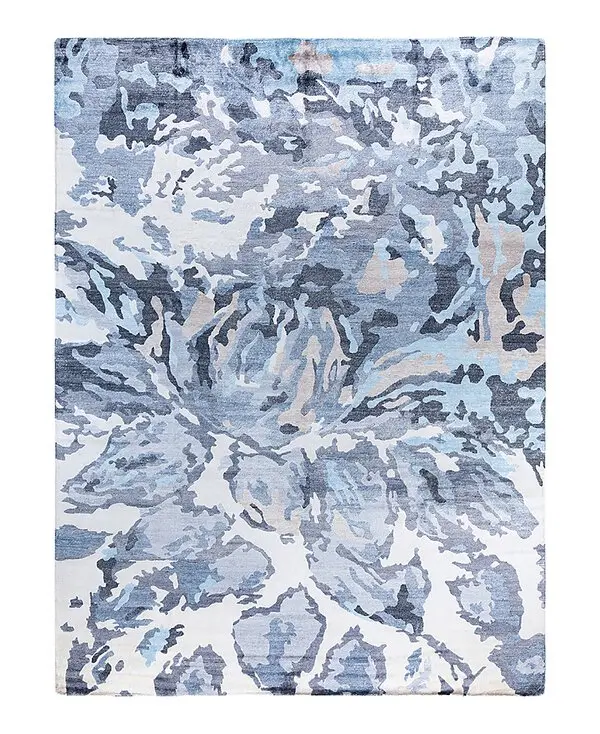 Bloomingdale'S Indo Modern M7448 Area Rug, 9'1 X 12'1 - Ivory