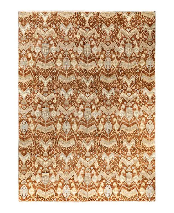 Bloomingdale'S Indo Ikat M6242 Area Rug, 9' X 12'4 - Brown