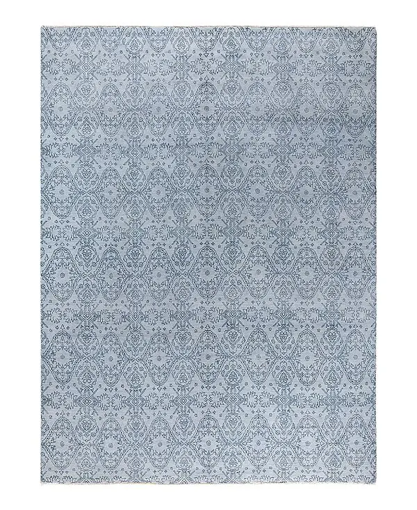 Bloomingdale'S Indo Ikat M6979 Area Rug, 8'5 X 9'10 - Gray
