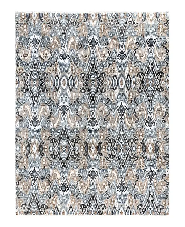 Bloomingdale'S Indo Ikat M6087 Area Rug, 8'10 X 12'1 - Gray
