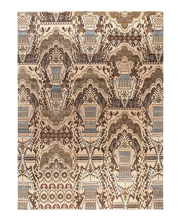 Bloomingdale'S Indo Ikat M6001 Area Rug, 9'1 X 12'3 - Beige