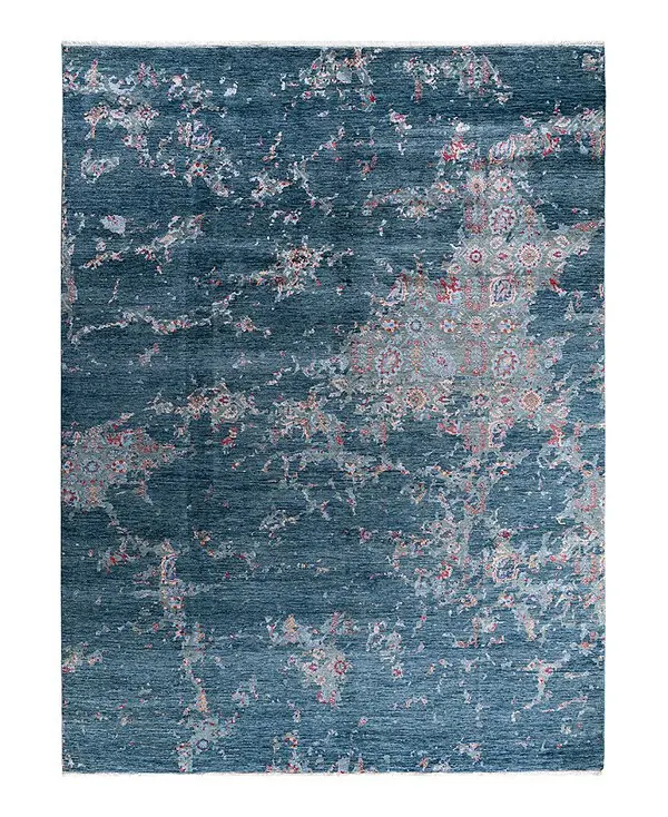 Bloomingdale'S Indo Ikat M8697 Area Rug, 9'1 X 12'2 - Green