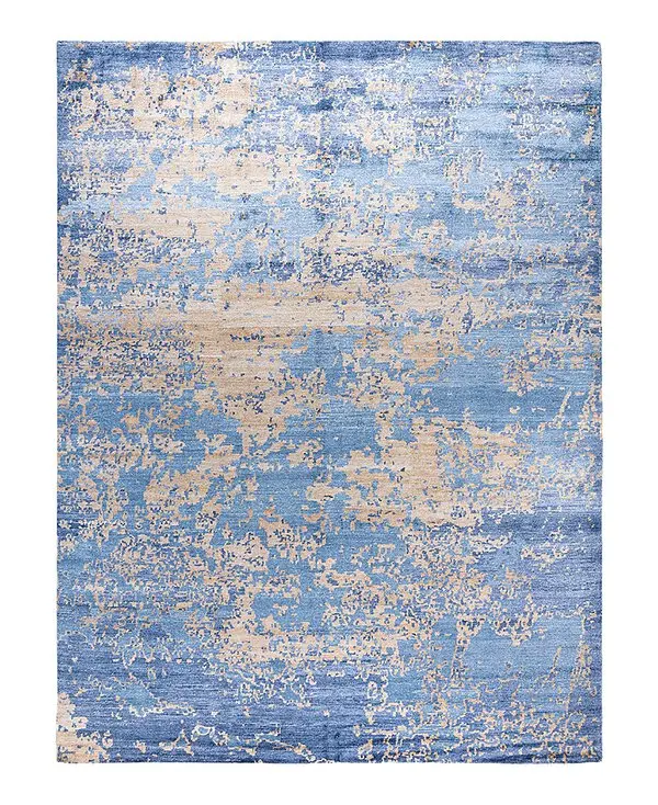 Bloomingdale'S Indo Modern M6891 Area Rug, 9' X 12 - Purple