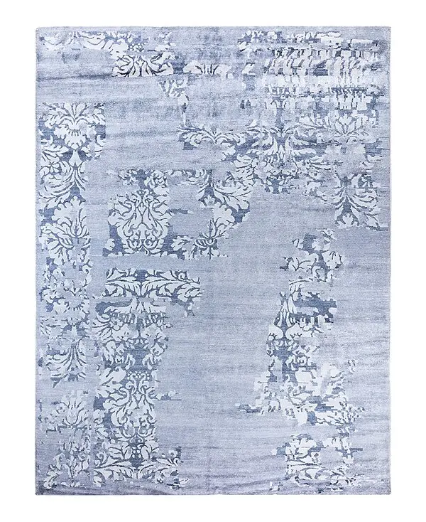 Bloomingdale'S Indo Modern M6649 Area Rug, 9'2 X 12'3 - Gray