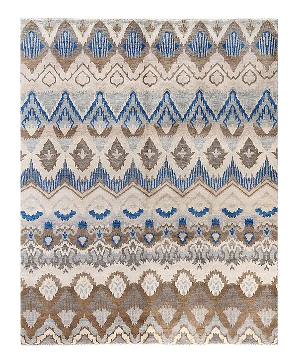 Bloomingdale'S Indo Ikat M6373 Area Rug, 8' X 9'10 - Beige