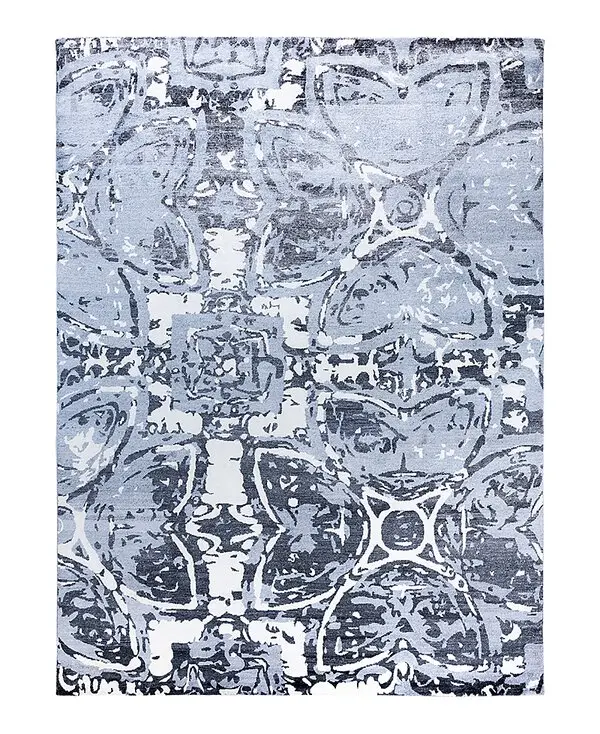 Bloomingdale'S Indo Modern M6958 Area Rug, 9'1 X 12'1 - Gray