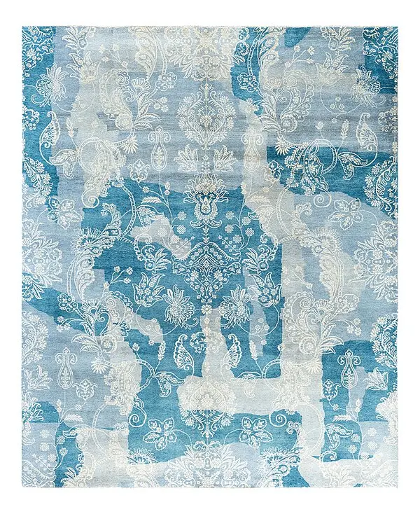Bloomingdale'S Indo Ikat M6073 Area Rug, 8'4 X 10'2 - Gray