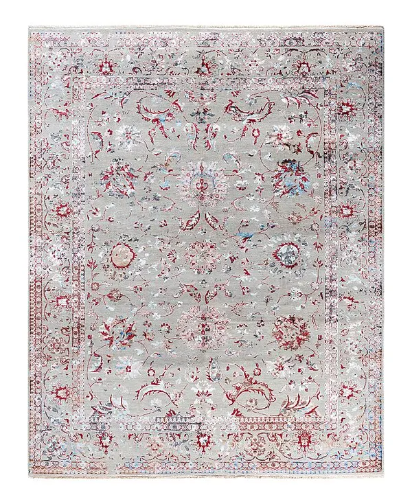 Bloomingdale'S Indo Ikat M7954 Area Rug, 8'1 X 10 - Gray