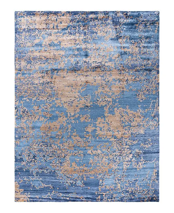 Bloomingdale'S Indo Modern M6879 Area Rug, 9'2 X 12'1 - Purple