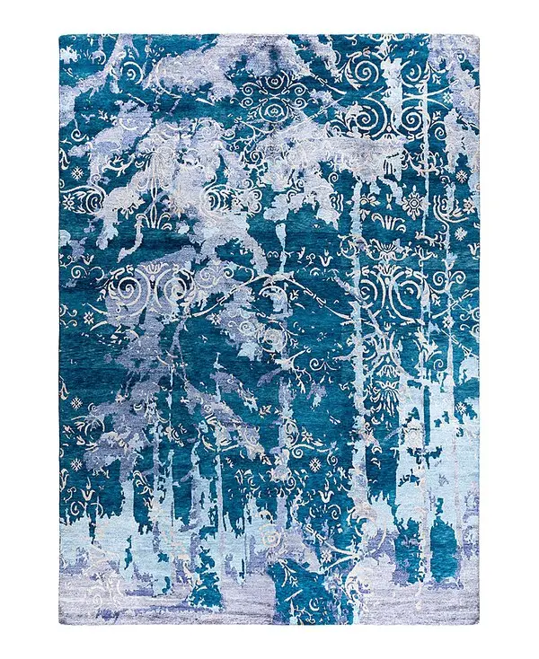 Bloomingdale'S Indo Modern M7151 Area Rug, 9'1 X 12'2 - Gray