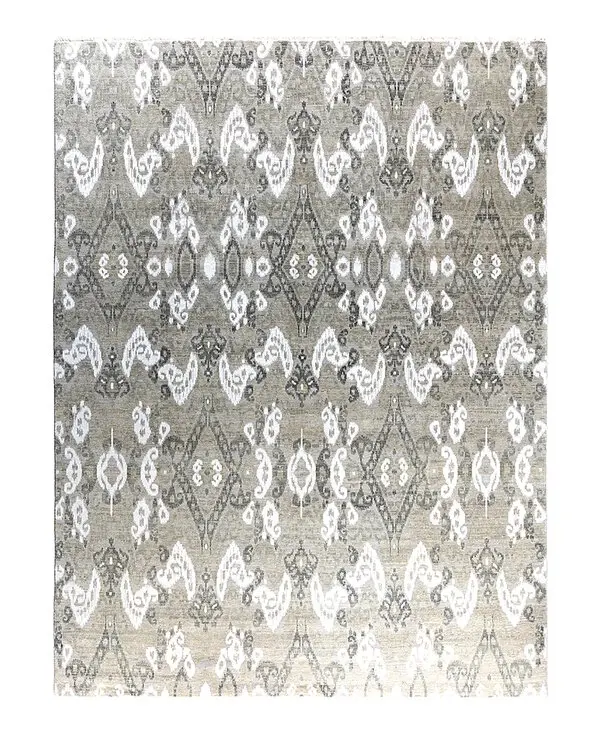 Bloomingdale'S Indo Ikat M6338 Area Rug, 9' X 12'1 - Gray