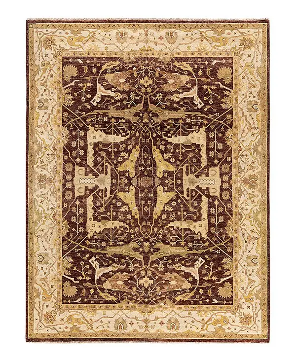Bloomingdale'S Indo Oushak M5677 Area Rug, 7'8 X 10'1 - Red