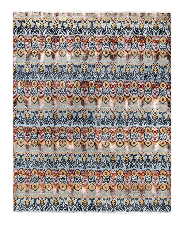 Bloomingdale'S Indo Ikat M6036 Area Rug, 8' X 10'2 - Gray