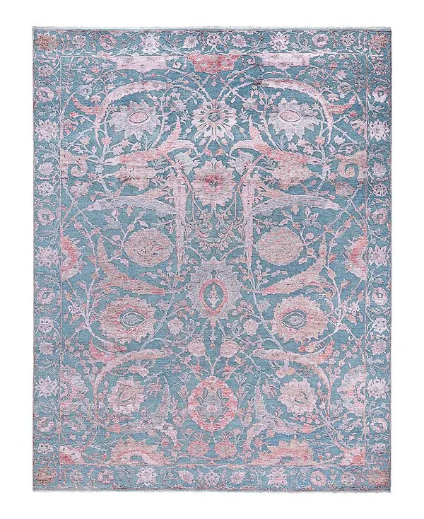 Bloomingdale'S Indo Ikat M7614 Area Rug, 8'1 X 10'4 - Gray