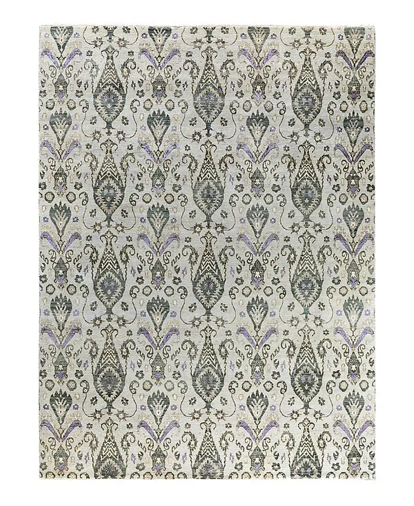 Bloomingdale'S Indo Ikat M6406 Area Rug, 9' X 12'2 - Gray