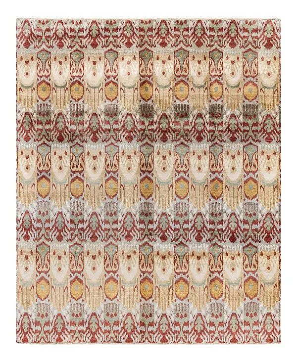 Bloomingdale'S Indo Ikat M6036 Area Rug, 8'2 X 9'10 - Gray