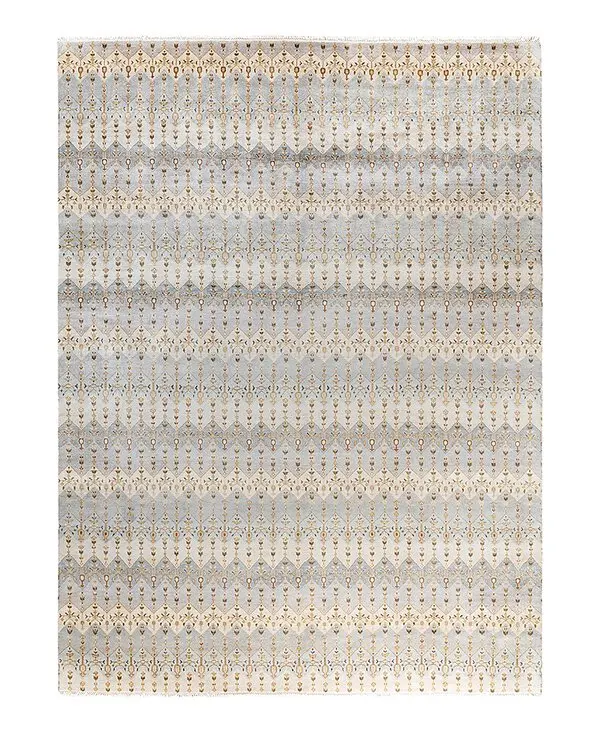 Bloomingdale'S Indo Ikat M6159 Area Rug, 9'1 X 12'3 - Gray