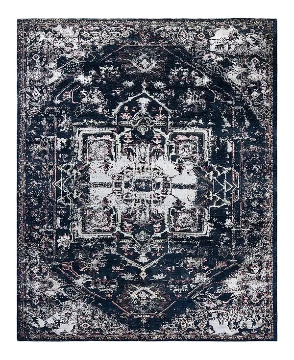 Bloomingdale'S Indo Ikat M8169 Area Rug, 8' X 9'10 - Black