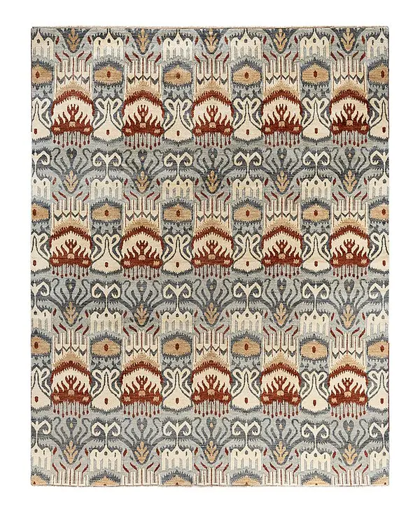 Bloomingdale'S Indo Ikat M6032 Area Rug, 8' X 10 - Gray