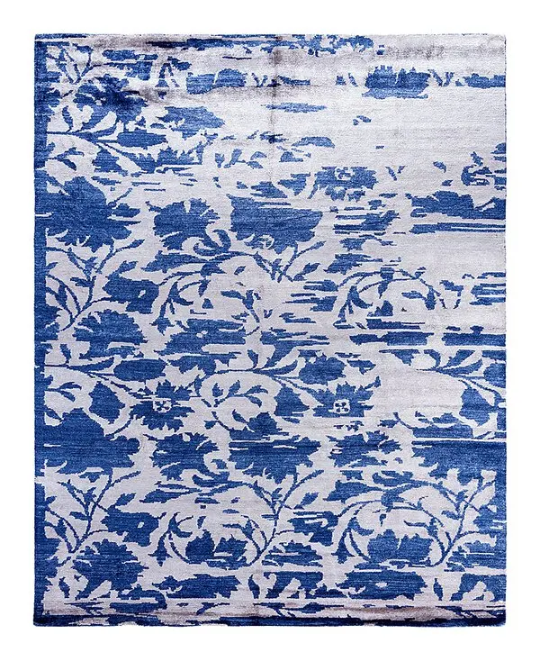 Bloomingdale'S Indo Modern M6784 Area Rug, 8'1 X 10'1 - Blue